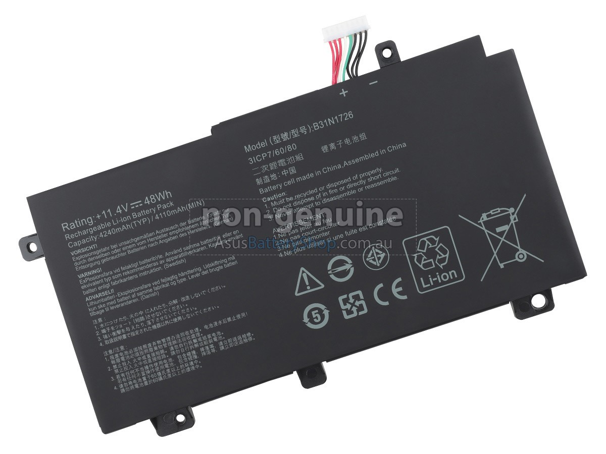 Asus TUF GAMING F17 FX706HCB-HX146 Battery Replacement ...